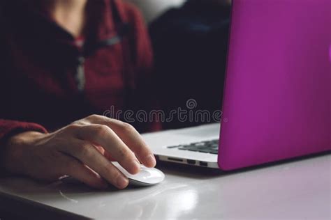 man hands working on modern laptop developing programming and coding