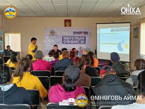 ТӨРИЙН ҮЙЛЧИЛГЭЭГ СУМ БАГТ ГАЗАР ДЭЭР НЬ ОЧИЖ ҮЙЛЧЛЭХ “ЯВУУЛЫН ОФФИС” БАГ НОМГОН СУМЫН 5 БАГТ