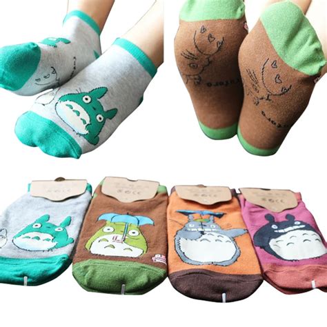 12 Pairs My Neighbor Totoro Cosplay Socks Plaid Striped Cartoon Totoro Los Lot Socks Casual