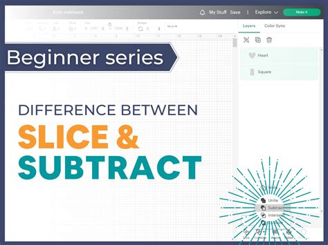Difference Between Slice And Subtract In Cricut Design Space NeliDesign