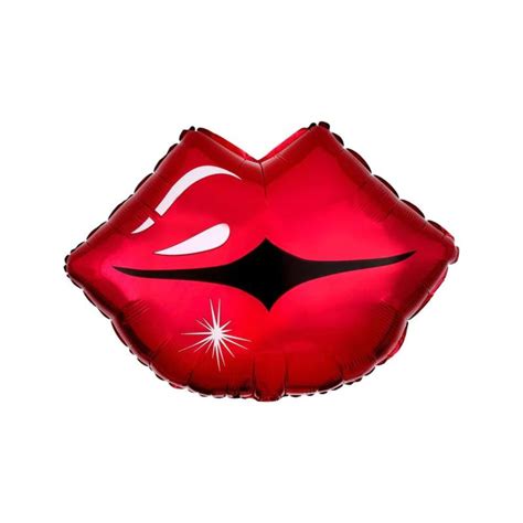 Lips Foil Balloon Confettimyparty