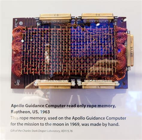 Rope Memory From Apollo 11 Taken At The Computer History Museum In San