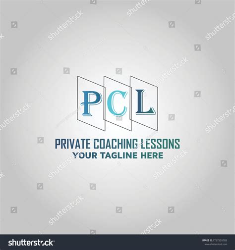 Letter Pcl Vector Logo Design Template Stock Vector Royalty Free
