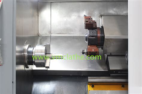 Slant Bed Cnc Metal Turning Lathe Milling Head Tck42 3 Axis Taian Yuzhuo Machinery