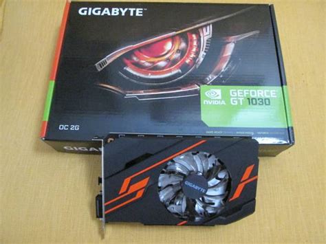 کارت گرافیک Gt1030 2g Gigabyte استوک با کارتن شهرکامپیوتر