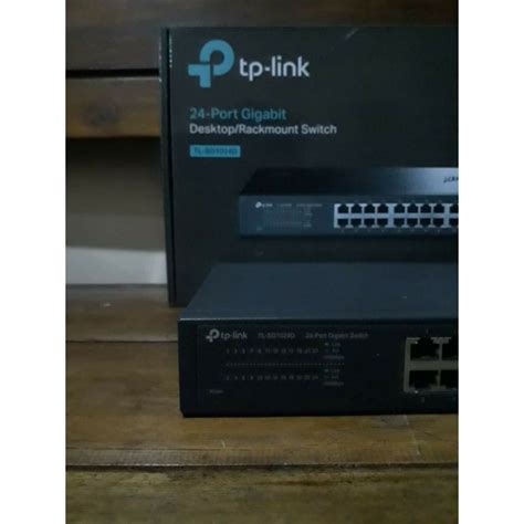 Jual Switch Hub Tp Link Gigabyte 24 Port Bekas Pakai Warnet Normal Shopee Indonesia