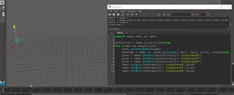 Maya Python Scripting Iterate Through The Timeline Frames Oded Maoz Erells Cg Log