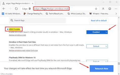 How To Enable Microsoft Search In Microsoft Edge Chromium Howtoedge