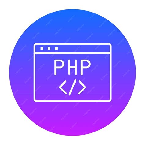 Premium Vector Php Coding Vector Illustration