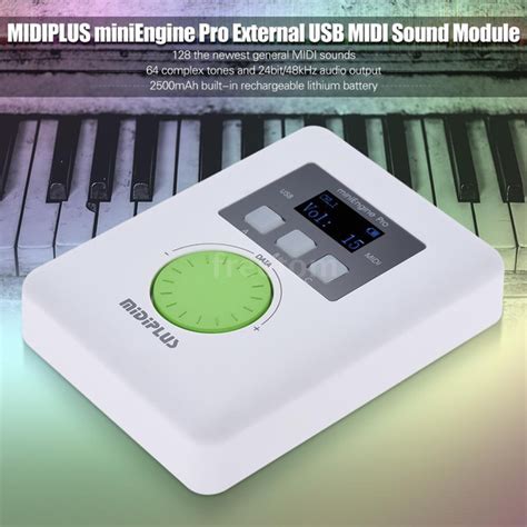 Midiplus Miniengine Pro External Usb Sound Module Built In Rechargeable Lithium Battery 128 Midi