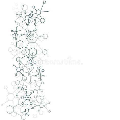Abstract Background Of Molecular Structure Stock Vector Illustration Of Construction