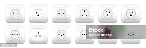 전기 콘센트 소켓 유형 3d 벡터 일러스트 아이콘 0명에 대한 스톡 벡터 아트 및 기타 이미지 0명 3차원 형태 다양 Istock