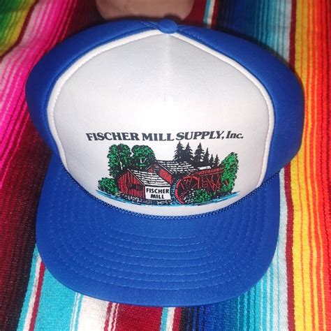 Lace Accessories Vintage Fischer Mill Supply Foam Lined Snapback