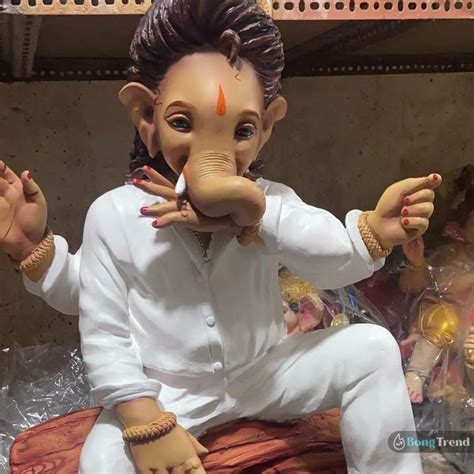 গণেশ চতুর্থীতেও Pushpa ক্রেজ এবার আল্লু অর্জুনের পুষ্পা লুকে হাজির সিদ্ধিদাতা গণেশ রইল ছবি