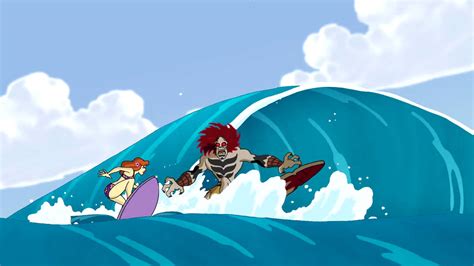 Daphne Blake Surfing In Aloha Scooby Doo 16 By Steamanddieselman On
