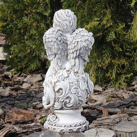 Купити Садова фігура Янгол з арфою ціна 839 ₴ Prom Ua Id 1586386578