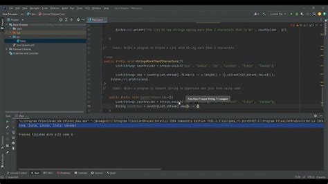 Java Streams List To String To Uppercase Youtube