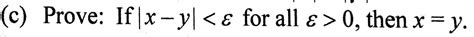 Solved Prove If X Y 0 Then