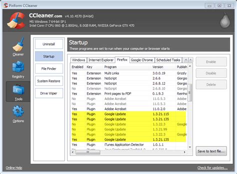 Why Is Ccleaner Listing The Same Extension App Or Plugin Multiple Times Ghacks Tech News Why Is Ccleaner Listing The Same Extension App Or Plugin Multiple Times Ghacks Tech News