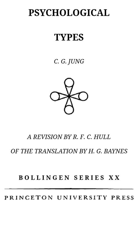 Psychological Types By C G Jung The Introverted Feeling Type Ixfp