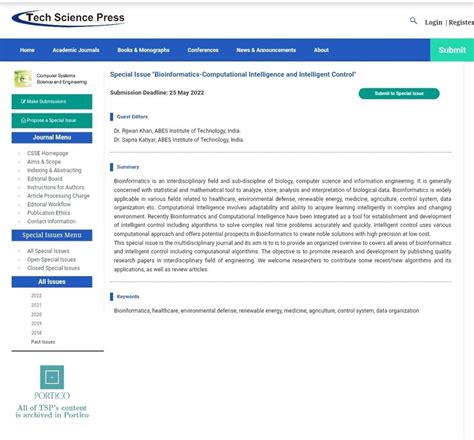 Pdf Bioinformatics Computational Intelligence And Intelligent Control Special Issue Csse