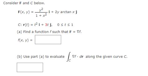 Solved Consider F And C Below Chegg