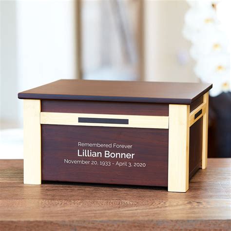 Craftsman Style Large Memory Chest Cremation Urn — Afterlife Essentials