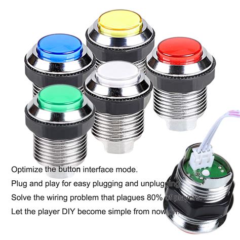 Eg Starts 4 Player Led Arcade Diy Kit Usb Mame Pc Game Diy And Raspberry Pi Retro