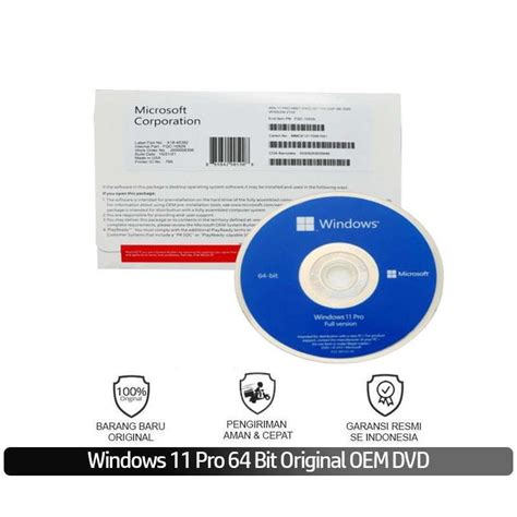 Promo Windows 11 Pro 64 Bit Original Diskon 7 Di Seller Softcom
