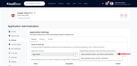 Updating Or Resetting Application File Permissions