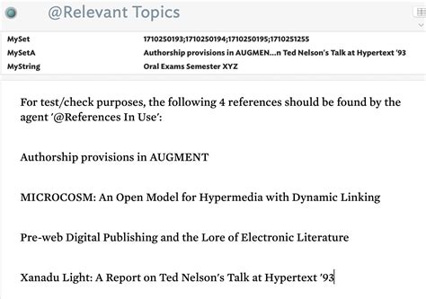 Agent To Collect All Reference Notes With Links To Notes In A Specific
