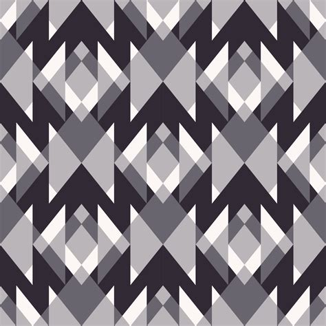 Abstract Black And White Geometric Pattern Geometric Abstract Triangle Chevron Seamless Pattern