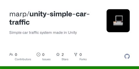Github Marp Unity Simple Car Traffic Simple Car Traffic System Made In Unity