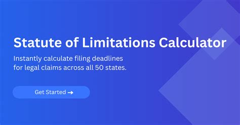 New Jersey Statute Of Limitations Calculator
