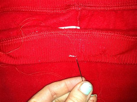 Fancy Meeting Ewe How To Add A Drawstring To An Existing Elastic Waistband Tutorial