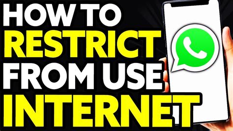 How To Restrict Whatsapp From Using Internet In Samsung Youtube