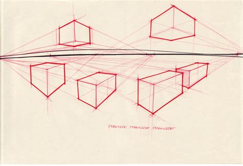 3 Point Perspective Box Drawing Drawings Of Love