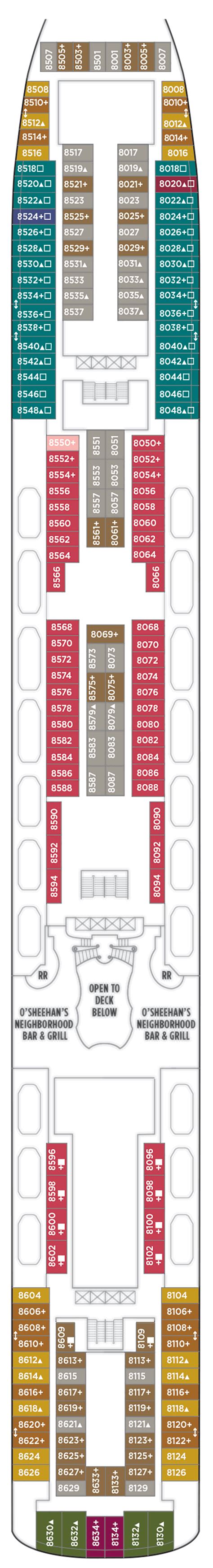 Deck Plans Norwegian Gem Planet Cruise