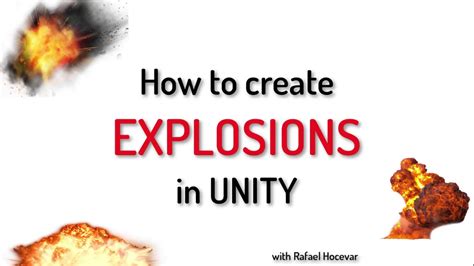 How To Create Explosions In Unity Youtube