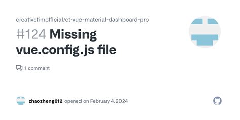 missing nfig js file · issue 124 · creativetimofficial ct vue material dashboard pro · github