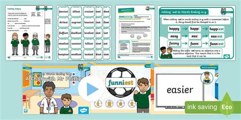 Twinkl Phonics Level 6 Adding Est To Words Ending In Y