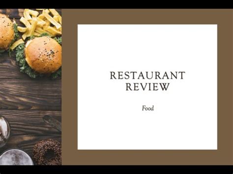 Writing A Restaurant Review Igcse English As A Second Language Teaching Resources