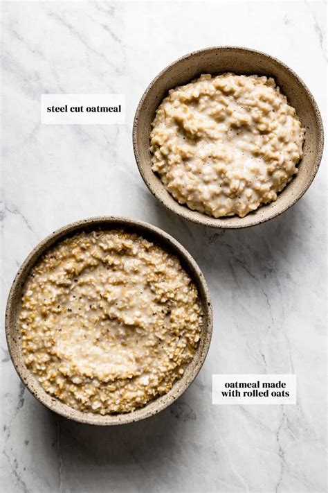 Steel Cut Vs Rolled Oats Foolproof Living