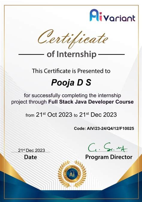 Pooja D S On Linkedin Fullstackdevelopment Internshipcomplete Webdevelopment Techskills