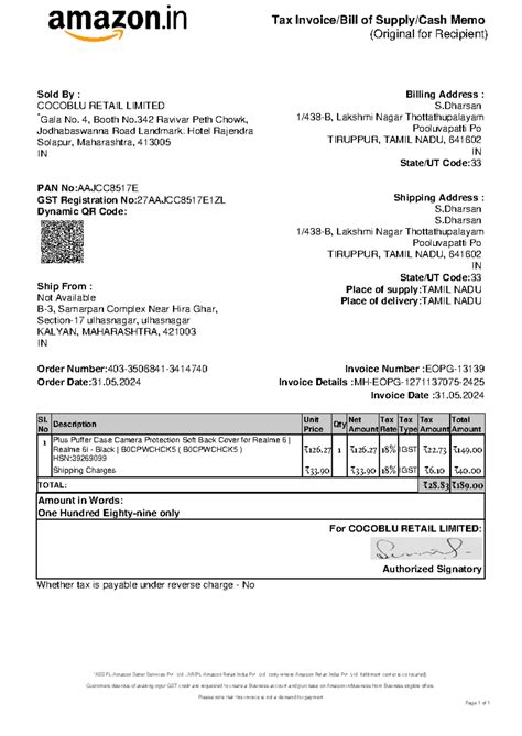 Invoice Summary Full Stack Development And Usage Of Basic Python To Advanced Tax Invoice