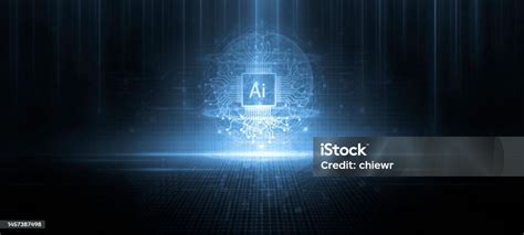 추상적 인 기술 배경 구름과 연기가 내부 질감을 떠 다니는 진한 파란색의 회로 기판 일러스트 테크 또는 디지털 미래 기술 개념 0명에 대한 스톡 사진 및 기타 이미지