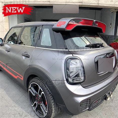 Gt 윙 F55 미니 쿠퍼 S Jcw Gp3 스타일 탄소 섬유 유리 스포일러 트림 F55 루프 윙 립 레이싱용 바디 키트 Aliexpress