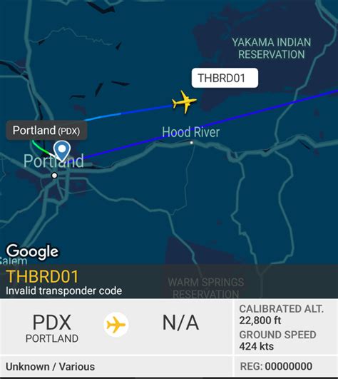 Usaf Thunderbird One R Flightradar24