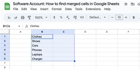 How To Find Merged Cells In Google Sheets And Then Get Rid Of It