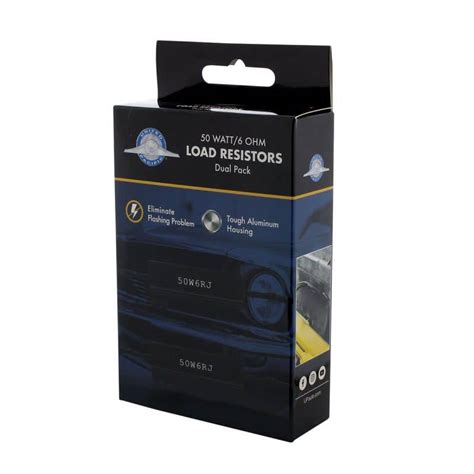 Load Resistor Kit 50 Watt 6 Ohm 34235 Affordable Street Rods